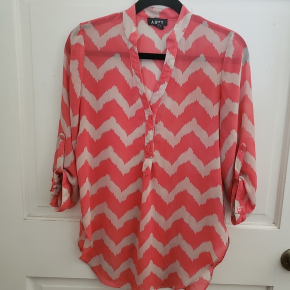 A. Byer | Tops | Chevron Print Top | Poshmark